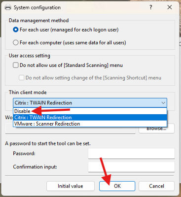 Unable to scan using CaptureOnTouch on Windows 11 24H2 - imageFORMULA DR- / P- / R- series scanners
